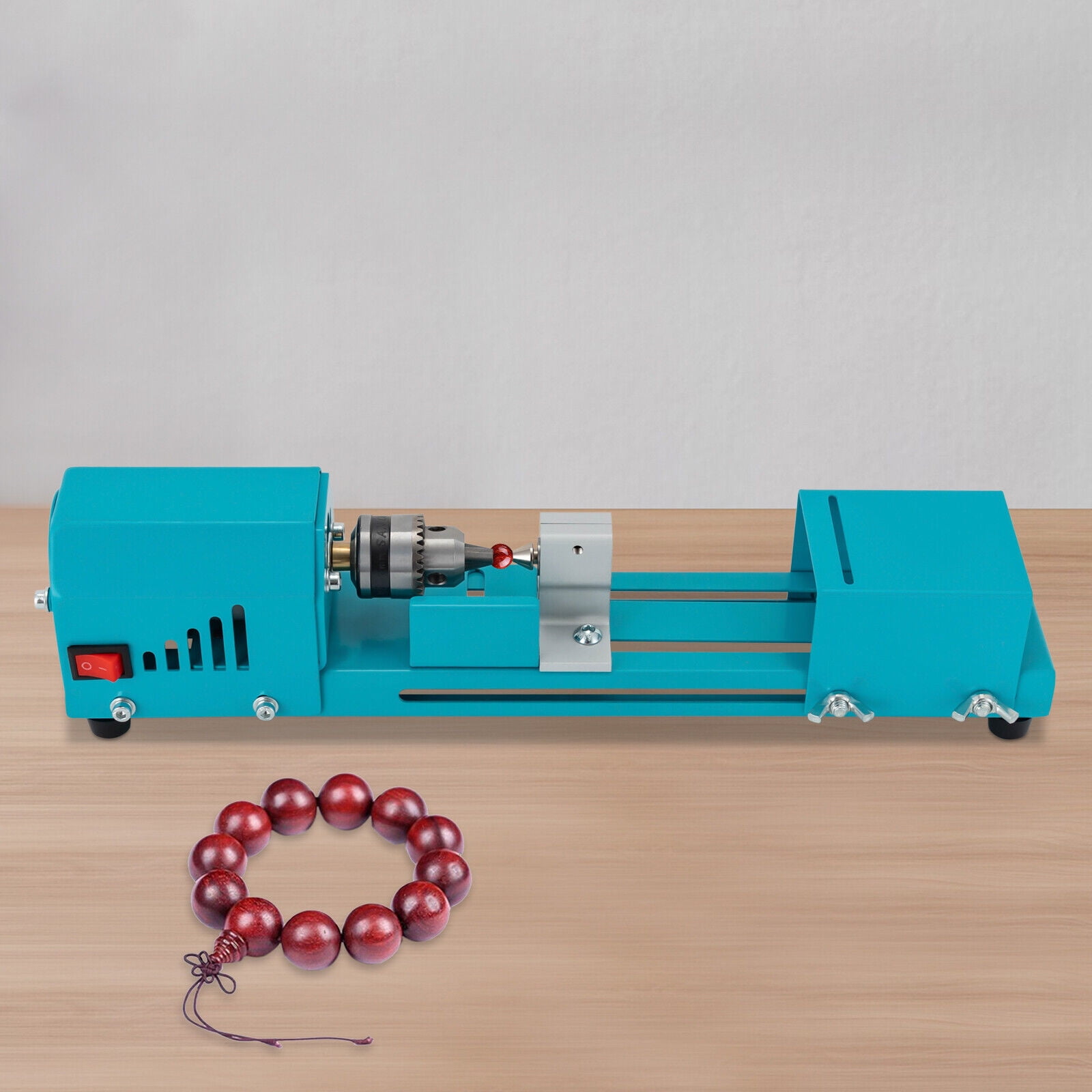 96W 7 Gears Corded Electric Wood Lathe Milling Machine for Table, Mini ...