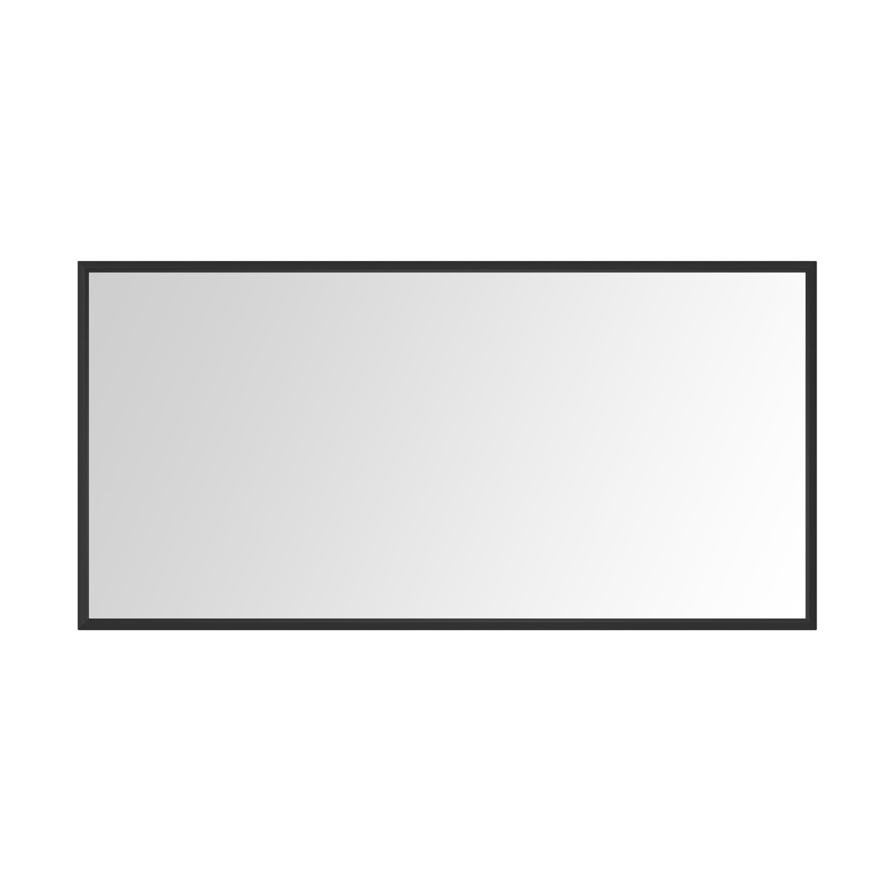 96in. W x 48in. H Aluminum Framed Bathroom Wall Mirror, Rust-Resistant ...