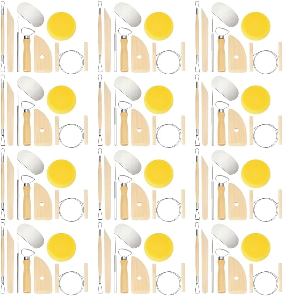 96pcs Pottery Tool Kit Sculpting Clay Tool Ceramics Tools Clay Cutting ...