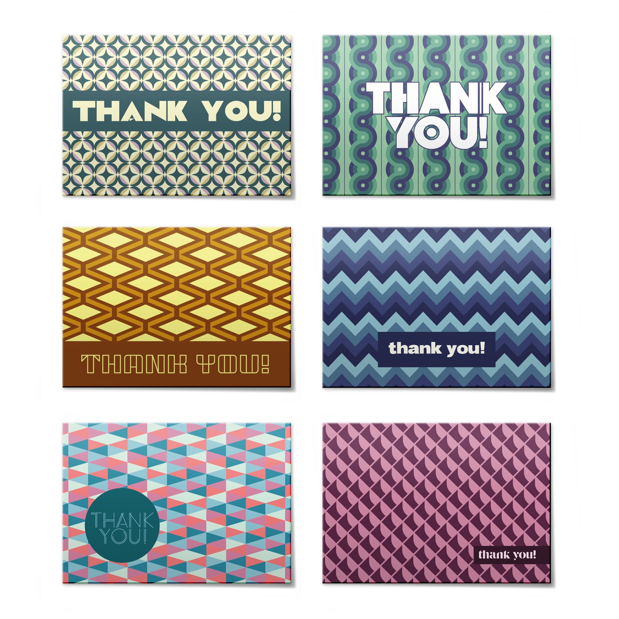 Thank You Cards Set (96pcs), Includes Blank Cards & Envelopes with ...