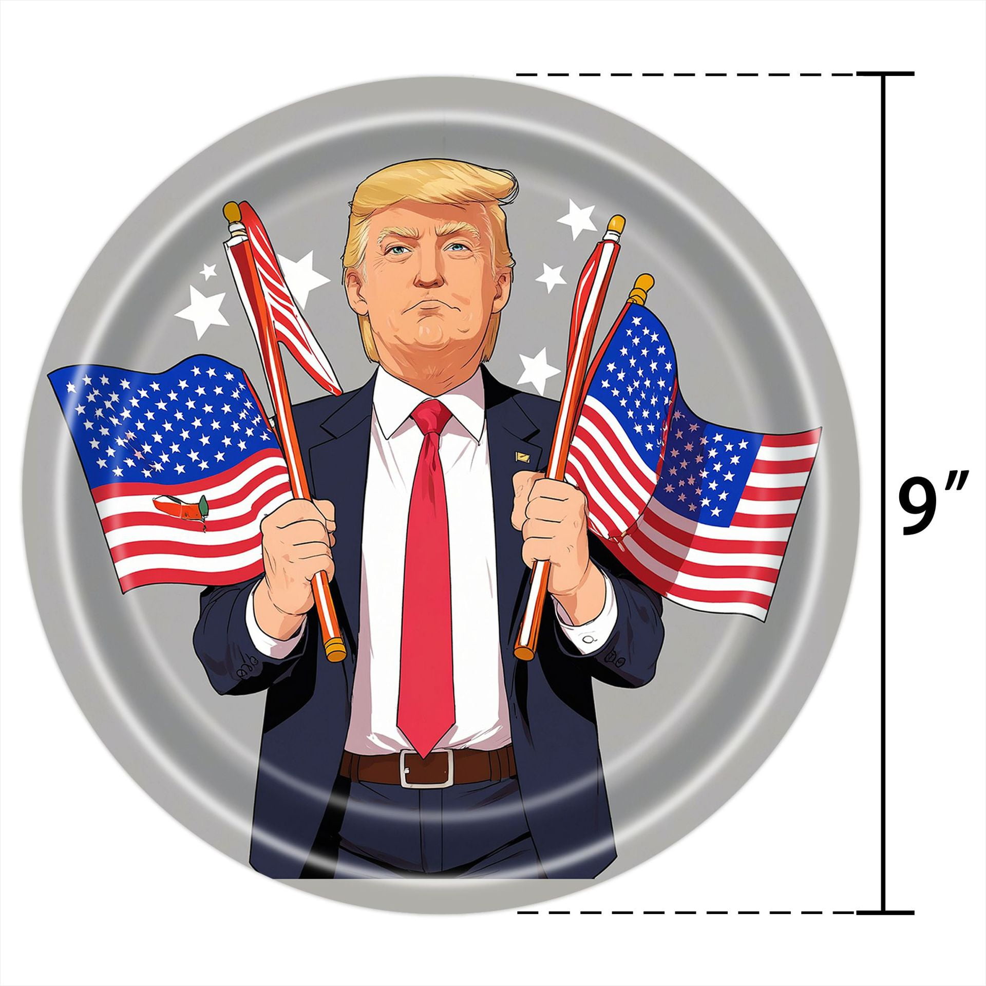 96pcs Trump Theme Movie Birthday Party Tableware Set - Includes Paper ...