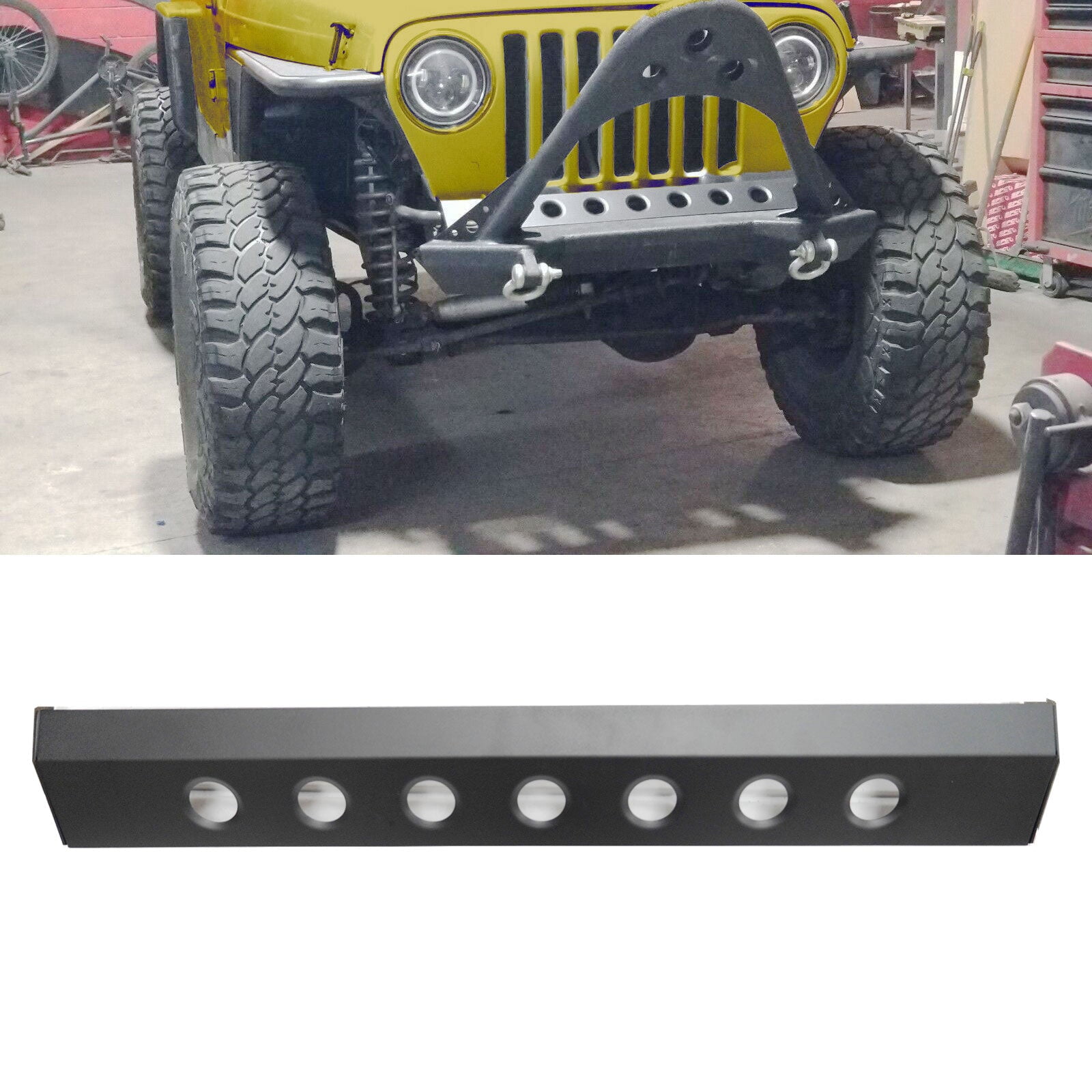 97-06 Jeep Wrangler TJ Custom Front Frame Cover Sway Bar Cover Power ...