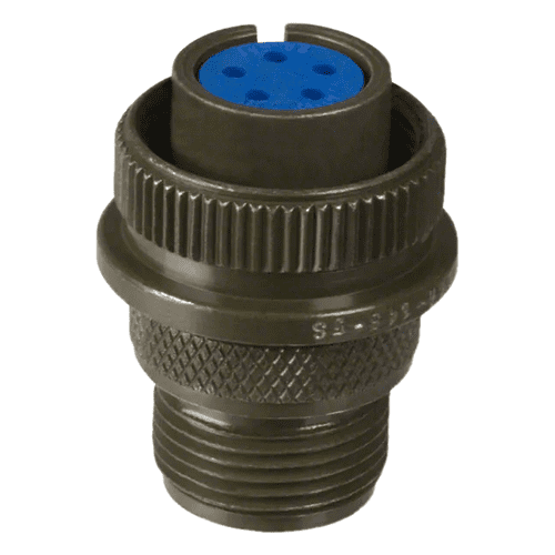 97-3106A14S5S Circular Connector Plug, 5 Position Female Sockets Solder ...