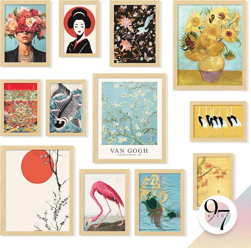 97 Decor Coastal Wall Art Decor - 40 Pcs Blue Coastal Posters For Room ...