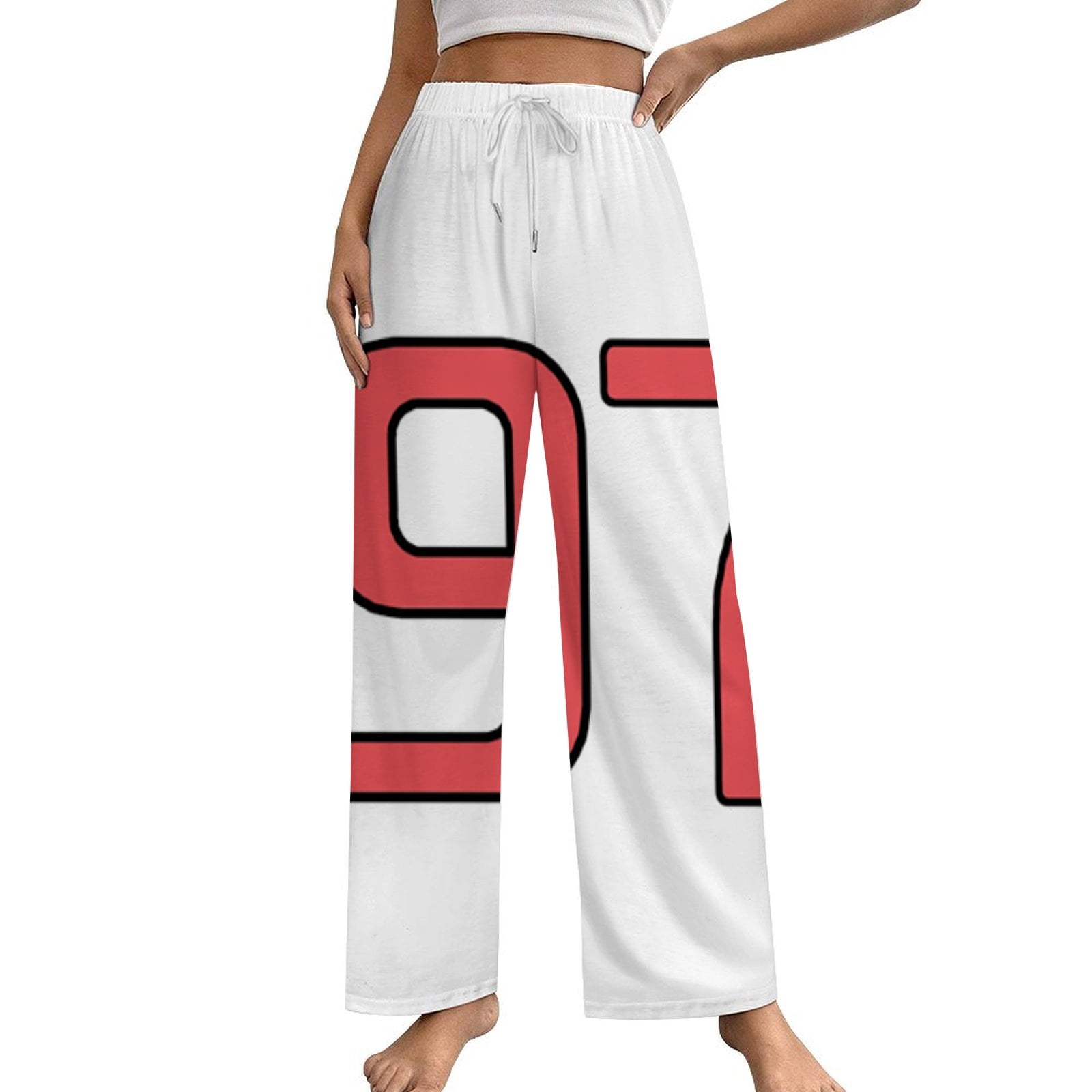#97 Design,Womens Pajama Pants,Team Number 97,Stretch Comfy Lounge ...