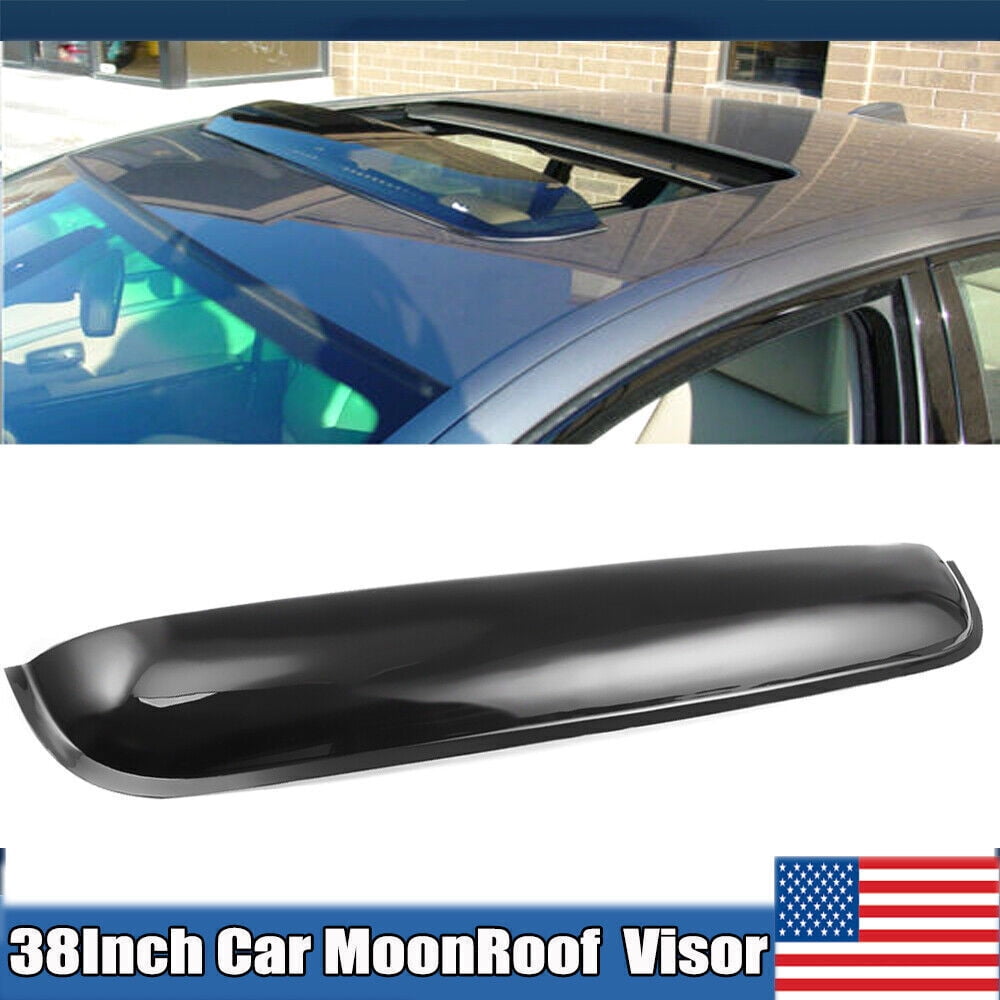 970MM US Black Sun/Moon Roof Top Window Sunroof Visor Vent Rain/Wind ...