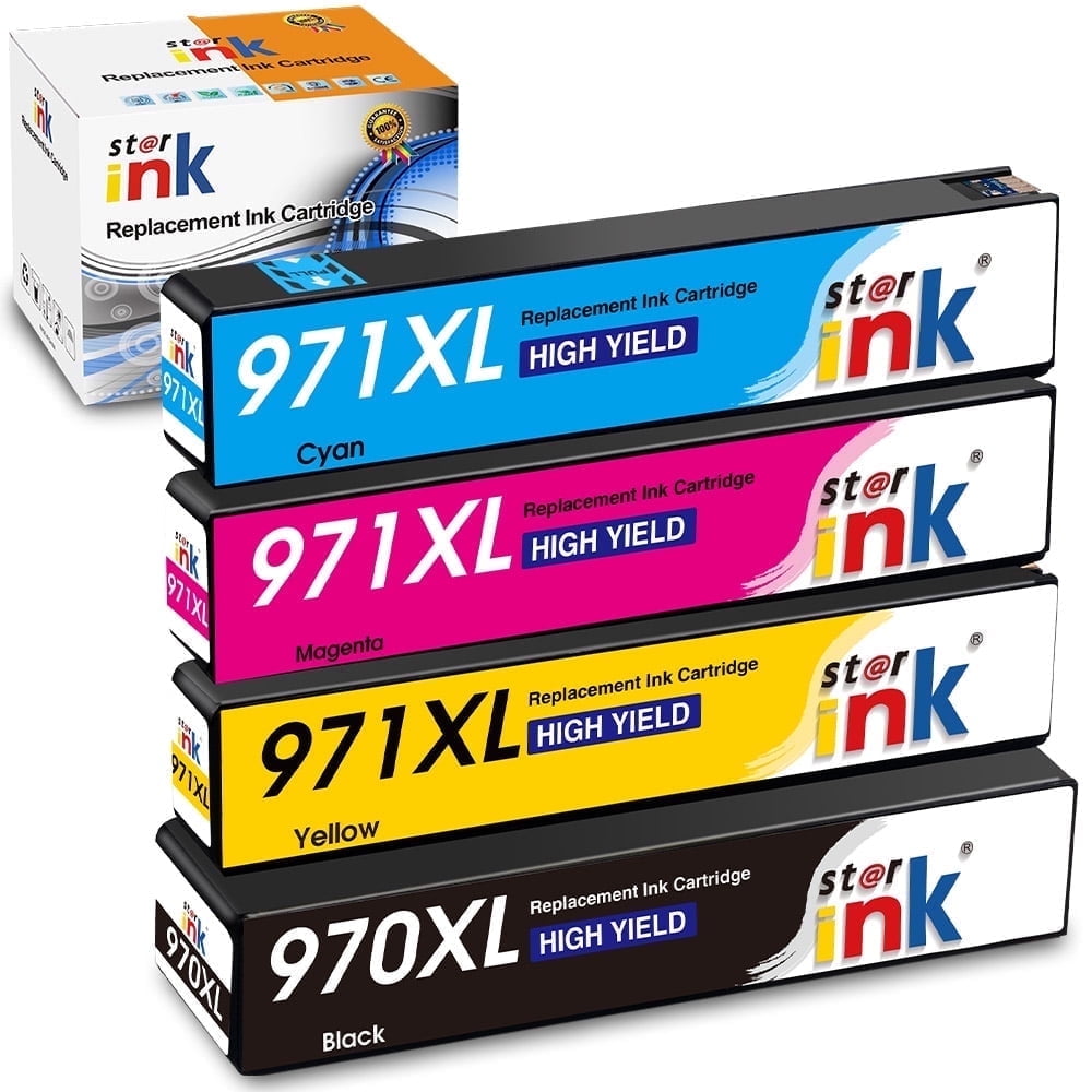 HP 970XL 971XL Ink Cartridges Combo Pack for HP Officejet Pro Printer ...