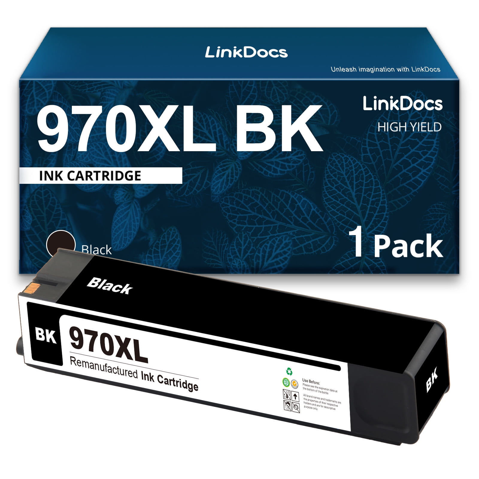 970XL Ink Cartridge for HP 970 XL 970XL BK to use with OfficeJet Pro ...