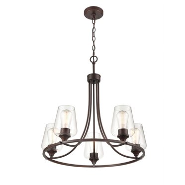 Golden Lighting - Five Light Chandelier - Hidalgo - Chandelier 5 Light ...