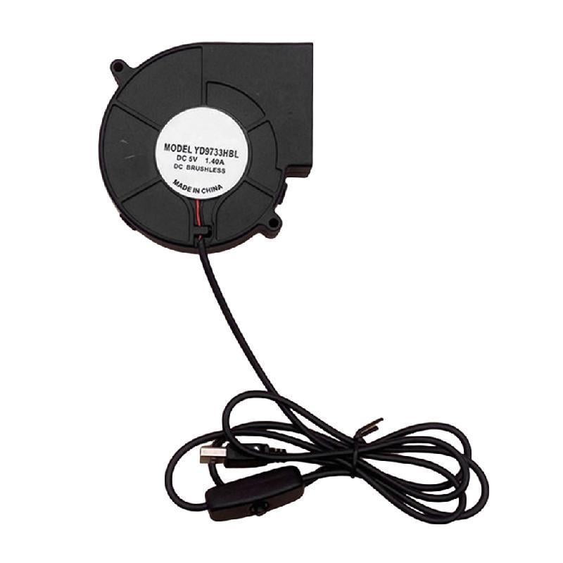 9733 5V USB Blower Fan For Indoor And Outdoor Use With Adjustable Speed ...