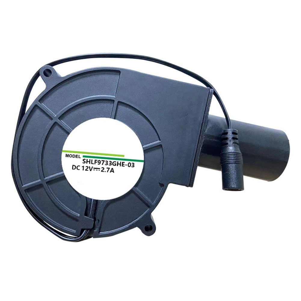 9733 Blower Dc12V 2.7A Firewood Bbq Stove Double Ball High Air Volume ...