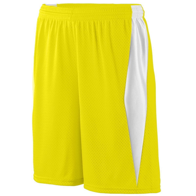 9736 Top Score Short - Youth POWER YELLOW/WHITE M - Walmart.com