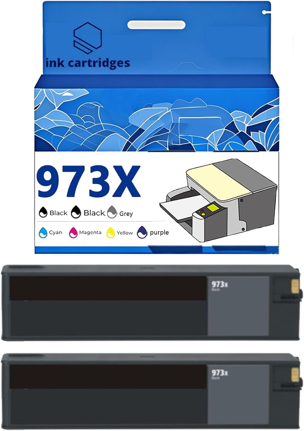 973X Ink Cartridges Compatible for HP 352dw 377dw 452dw 452dn 477dw 477dn Inkjet Printers, Leak ...