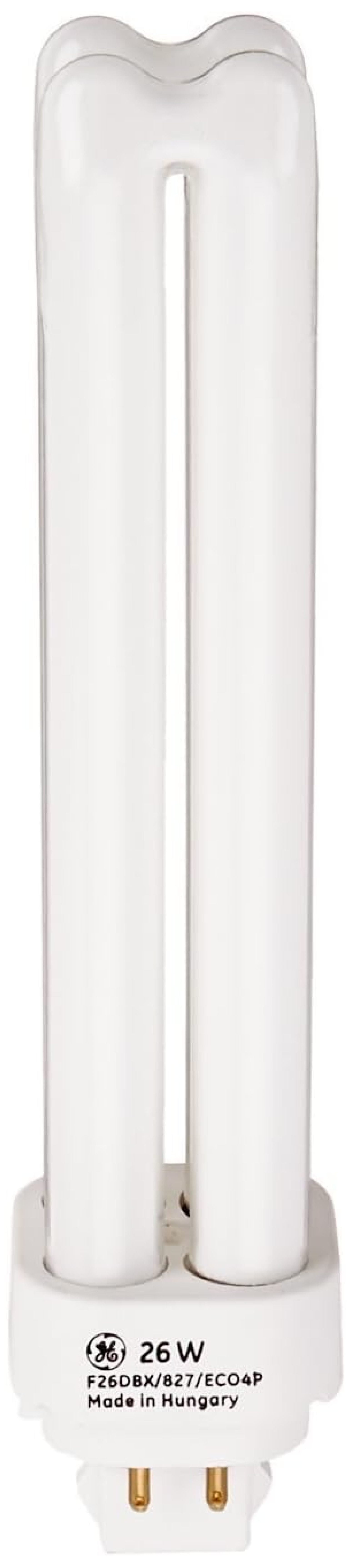 97610 - F26DBX/827/ECO4P - 26 Watt Plug-in Compact Fluorescent Quad ...