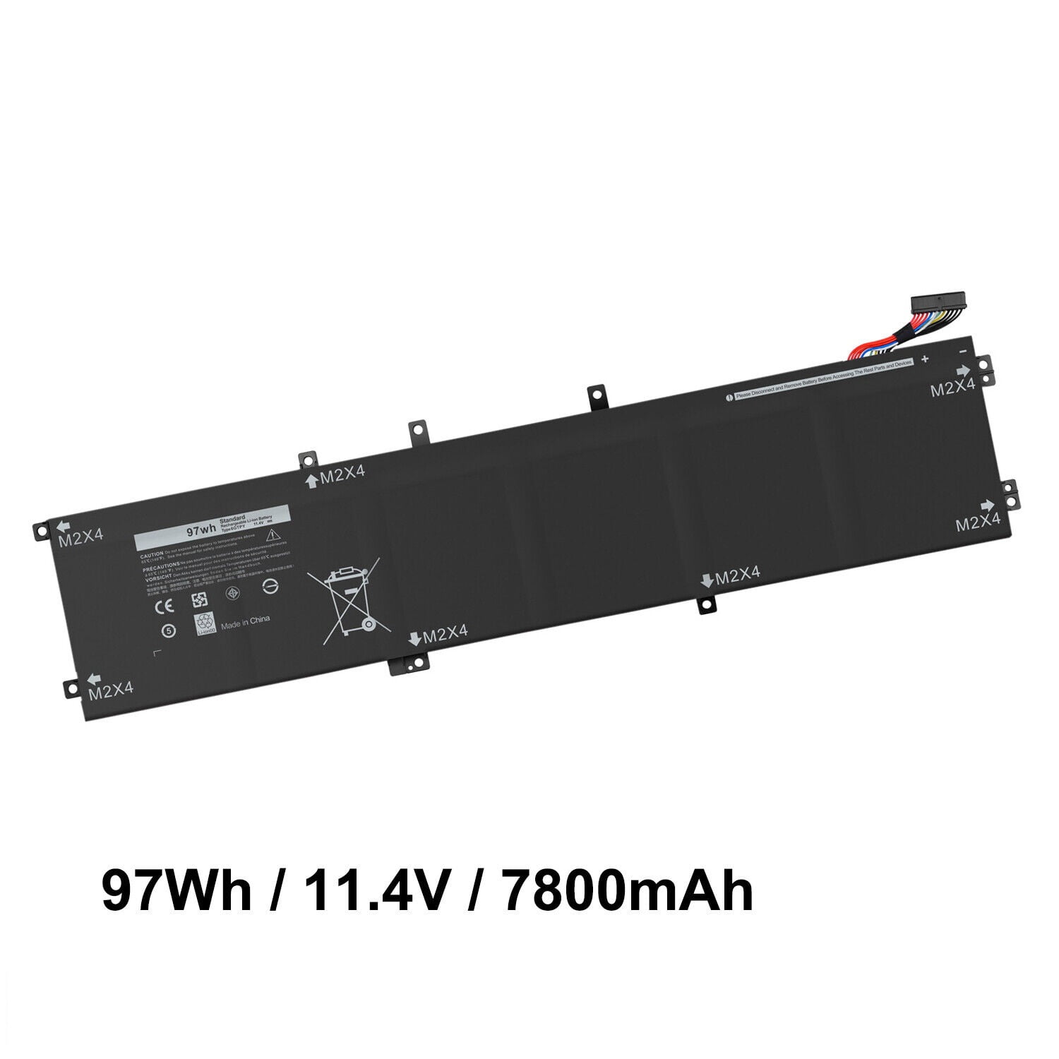 97Wh 6GTPY Battery for Dell Precision 5540 M5540 Workstation Series ...