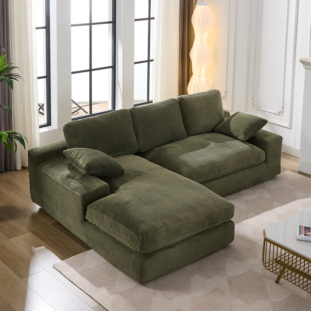 98.4"x68.9" Modular Sectional Sofa Couch, Modern Upholstered Sleeper ...