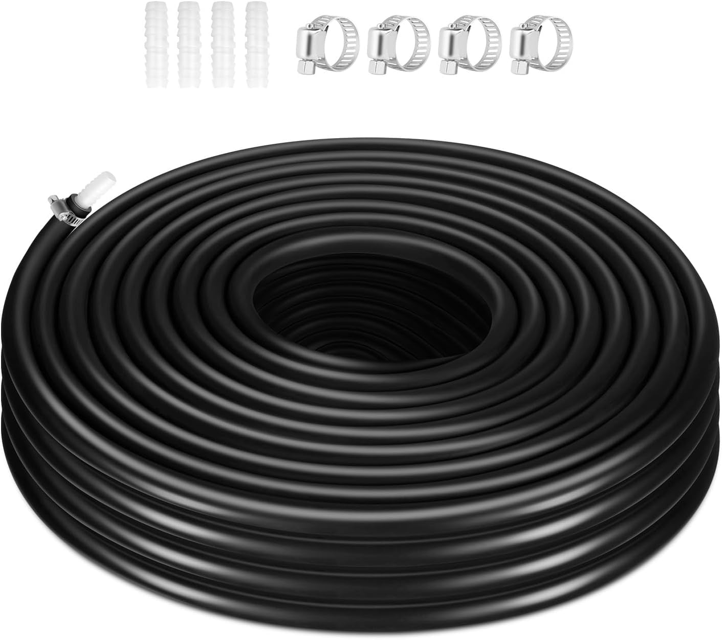 98.5 Ft 3/8 Inch Heavy Duty Self Sinking Aeration Hose Kit, Tear ...