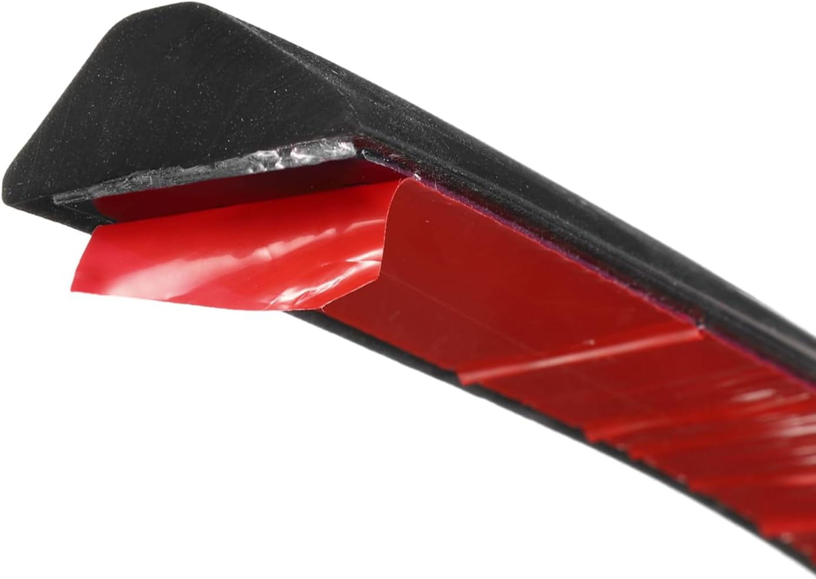 98" Collapsible Shower Barrier Stopper 0.5" High Self-Adhesive Shower ...