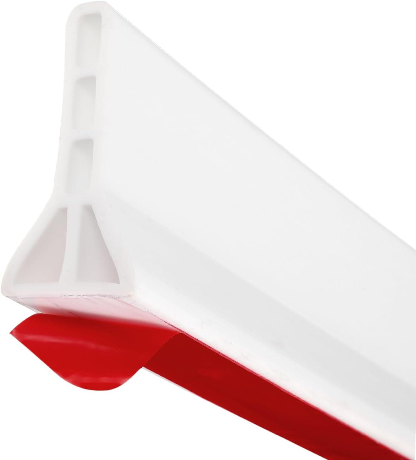 98" Collapsible Shower Barrier Stopper 3" High Self-Adhesive Shower ...