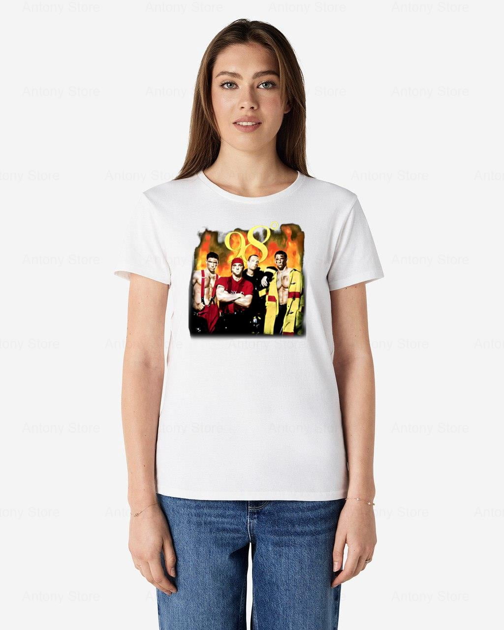 98 Degrees Vintage Pop Music Boy Band Hot Graphic T-shirt up to size ...