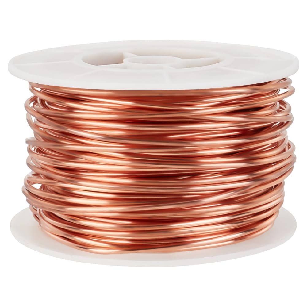 98 Feet Copper Wire 14 Gauge Copper Wire for Jewelry Making and Crafts ...