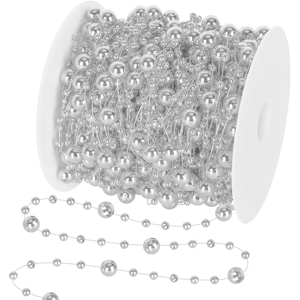 98 Feet Hanging Beads Garland Chain,Plastic Bead Roll for DIY Craft ...