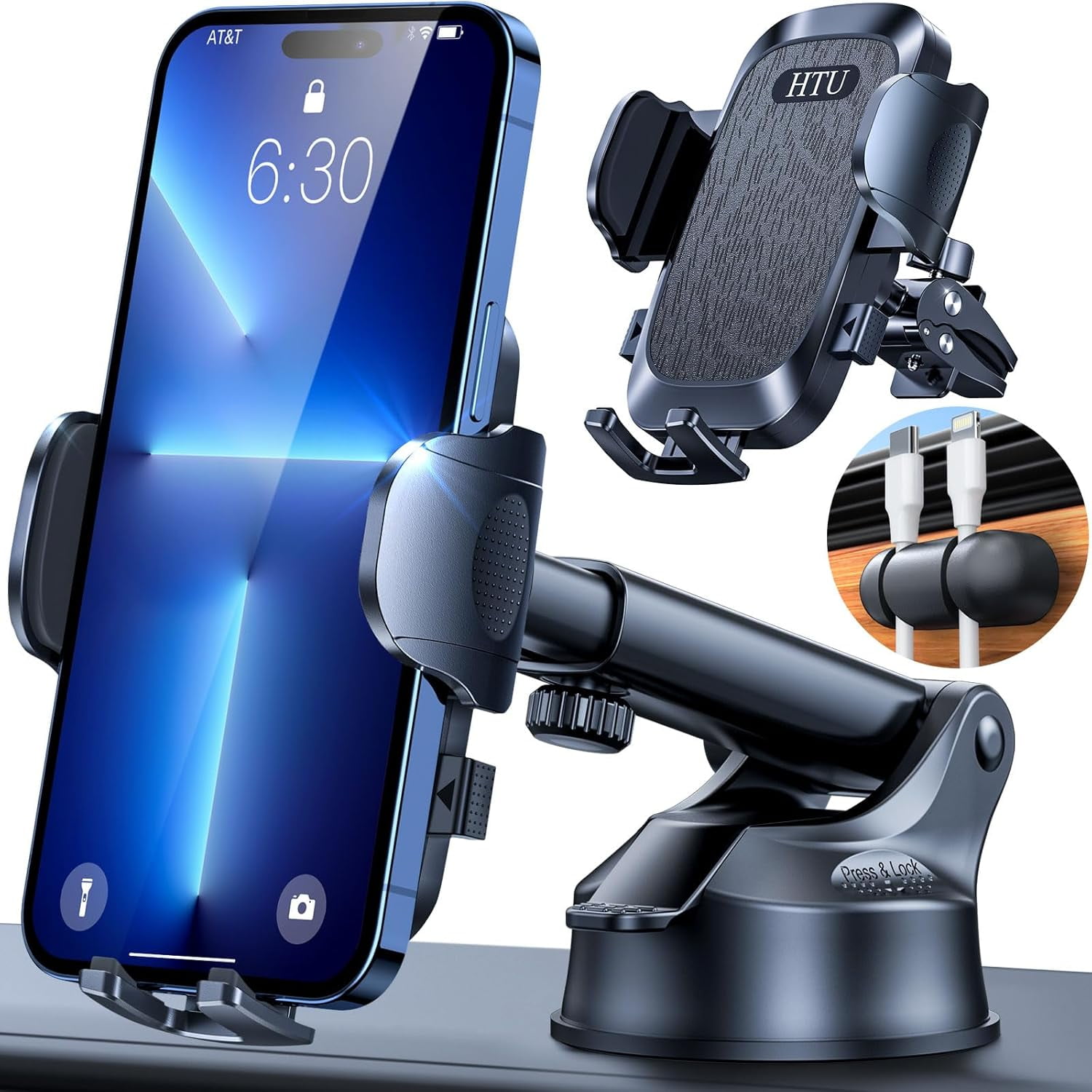 98+LBS Strongest Suction & Military-Grade Ultimate Car Phone Mount ...