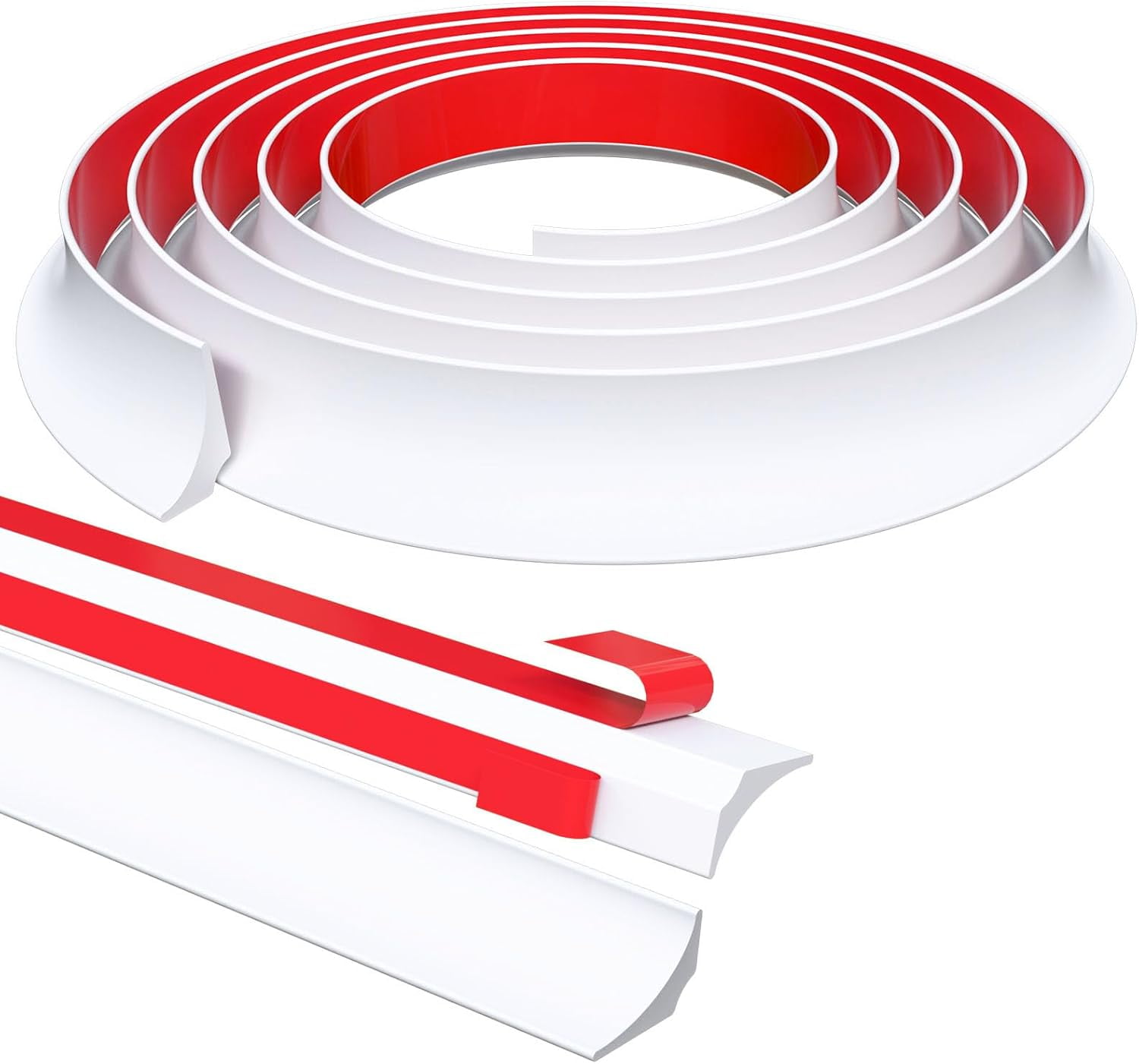 98" Shower Threshold Water Dam, Double-sided Self-adhesive Shower Water ...