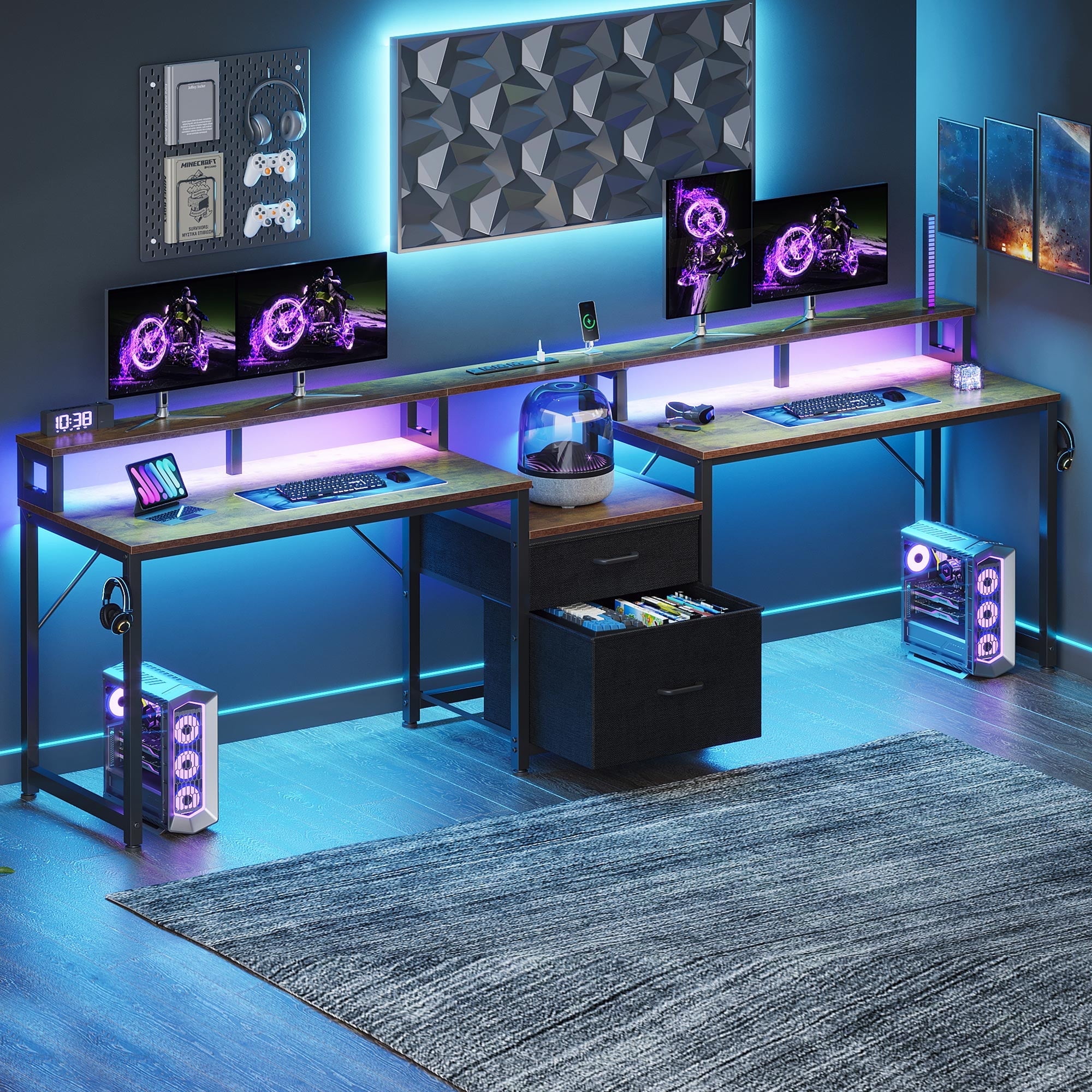 Double Computer Desks