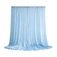 98"X63" Garden Rod Curtains, Villa Sun Room Outdoor Curtains, Blue ...