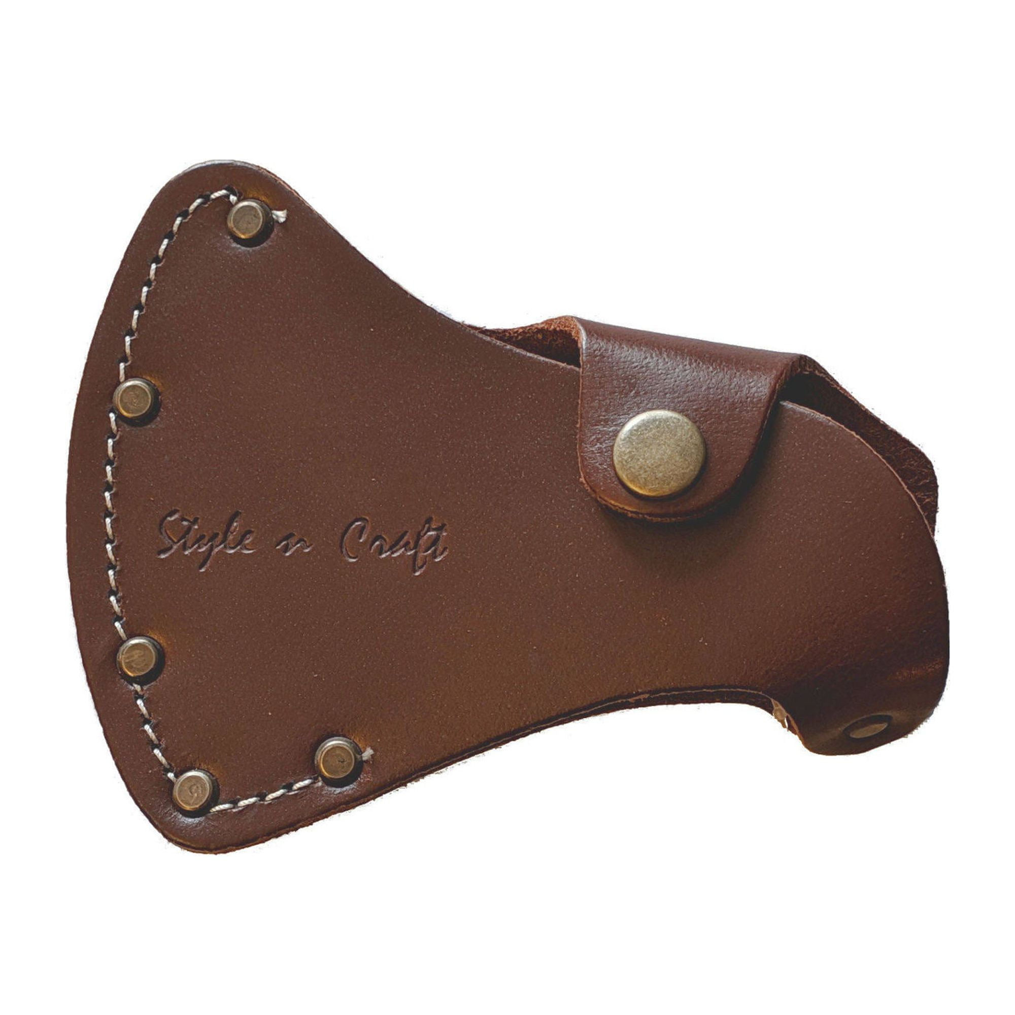 98026 - Sportsman's Axe Sheath in Dark Tan Heavy Full Grain Leather ...