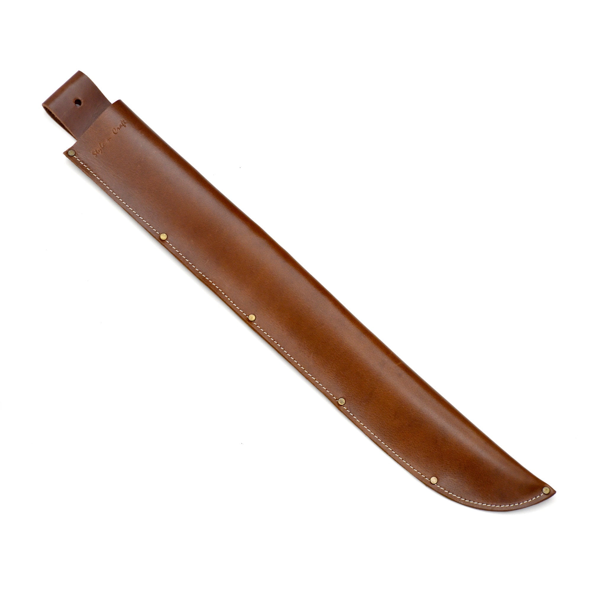 98028 - 22 Inch Machete Sheath in Heavy Duty Full Grain Leather | Style ...