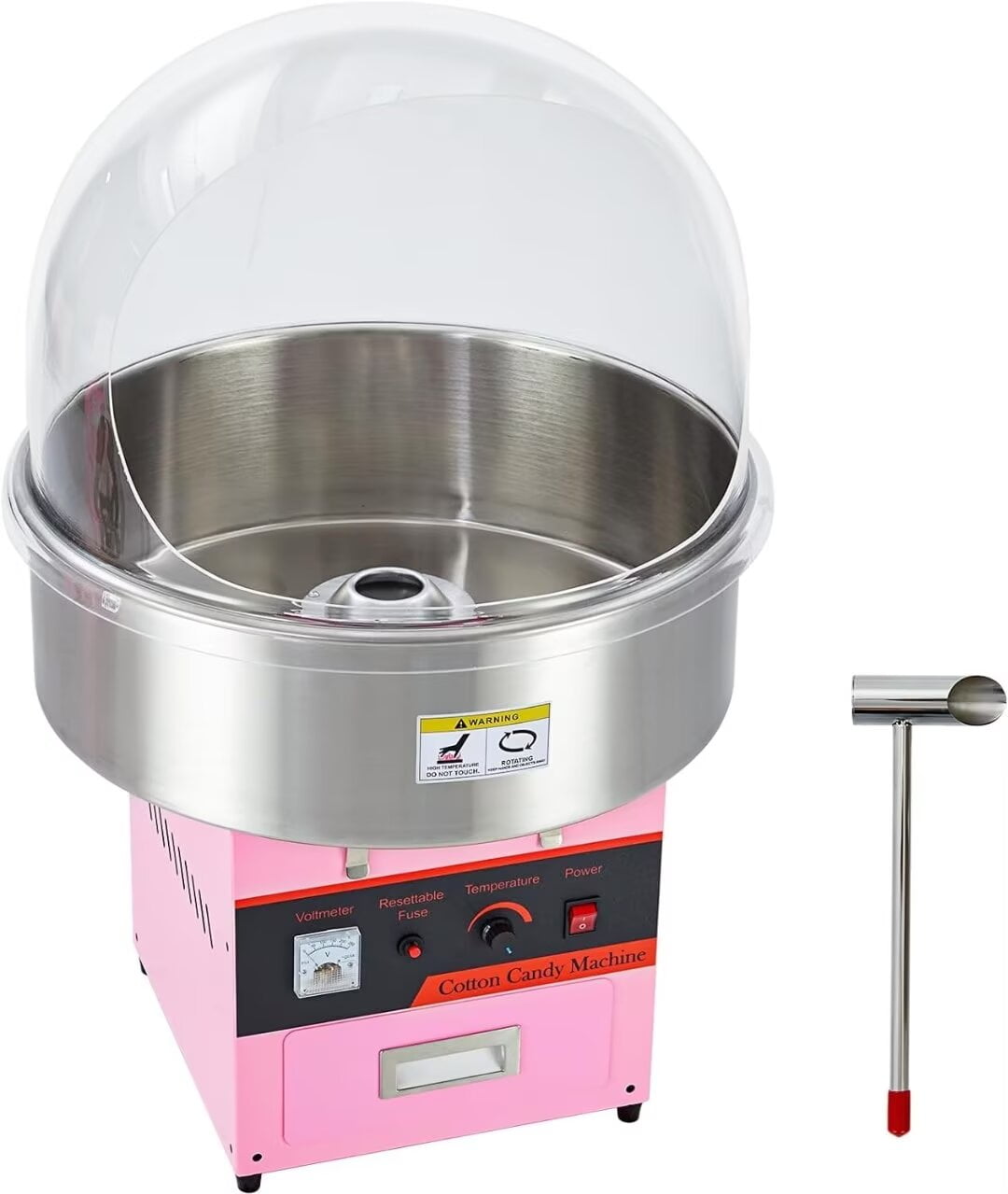 980W Electric Commercial Cotton Candy Machine, Candy Floss Maker ...