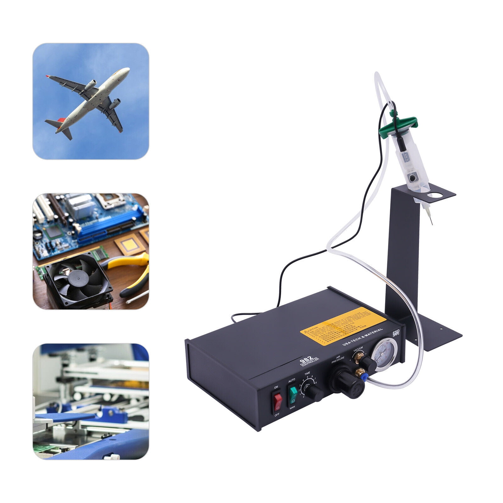 982 Pneumatic Dispensing Controller Auto Glue Dispenser Solder Liquid ...