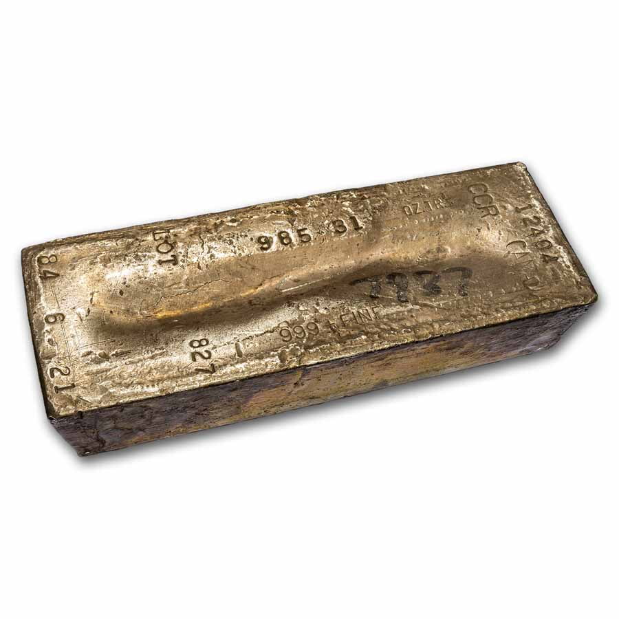 985.31 oz Silver Bar - Vintage CCR Canada Bar - Walmart.com