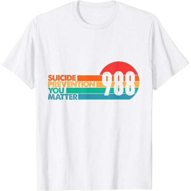 988 Shirt Suicide Prevention Lifeline 988 Awareness 988 T-Shirt ...