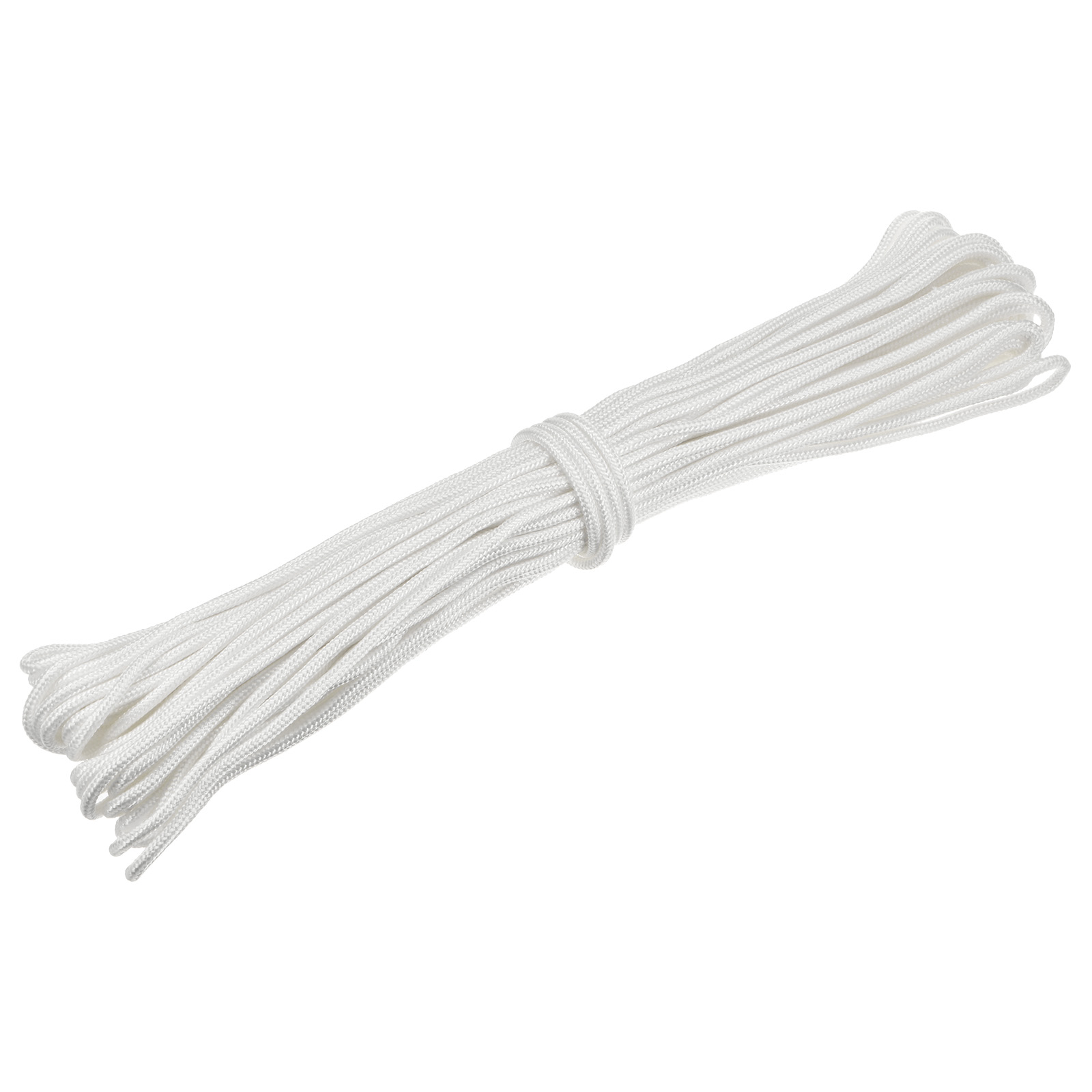 98Ft 1/4 Inch (6mm) Polyester Rope, Clothesline Braided Rope for Garden ...