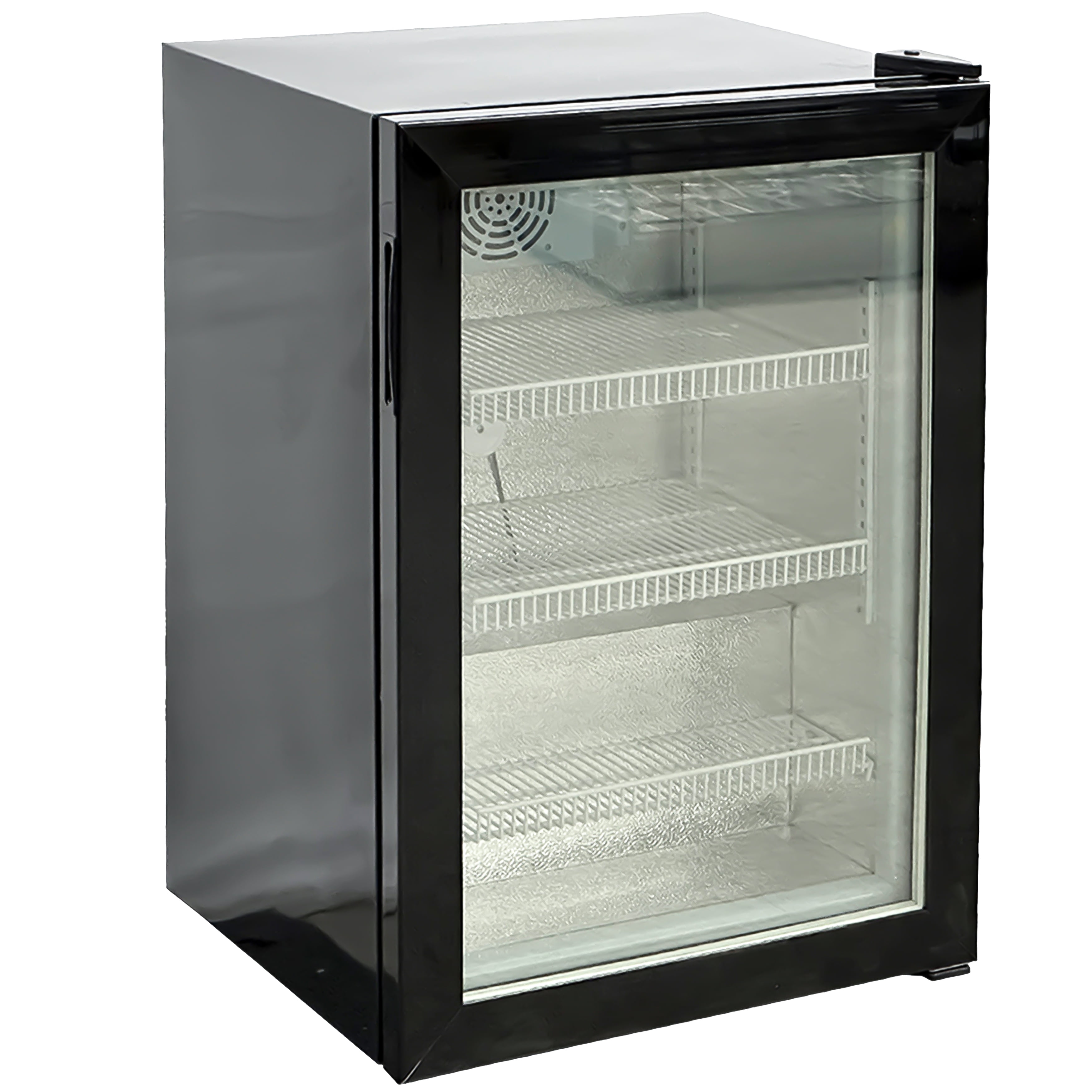 98L Countertop Freezer Commercial Merchandiser Glass-Door Freezer 23.5 ...