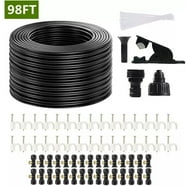 26 ft Mister Hose, Water Mister Nozzles, Outdoor Cooling Misting System ...