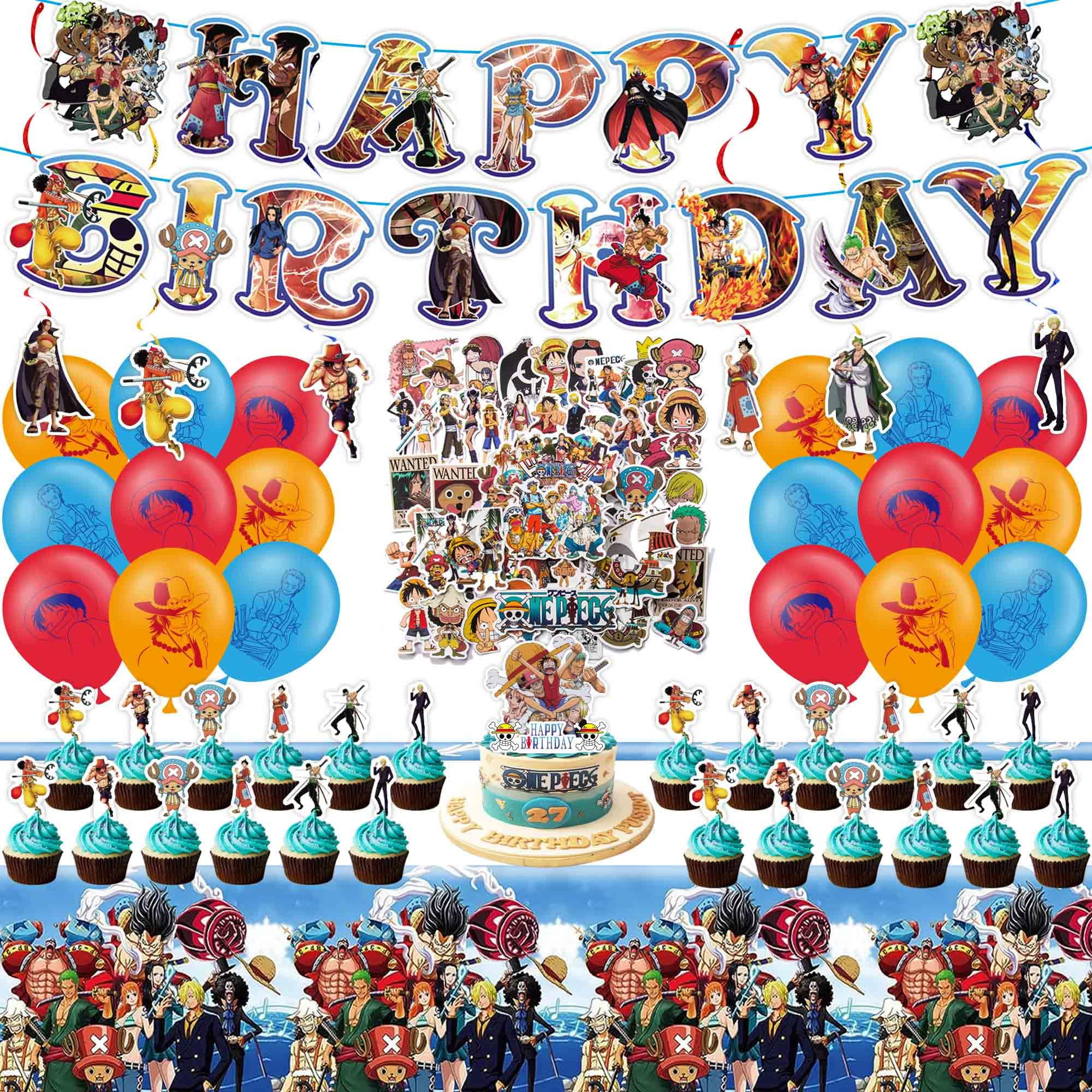 98pcs Anime Birthday Party Supplies, Party BSL1 Decorations Include ...