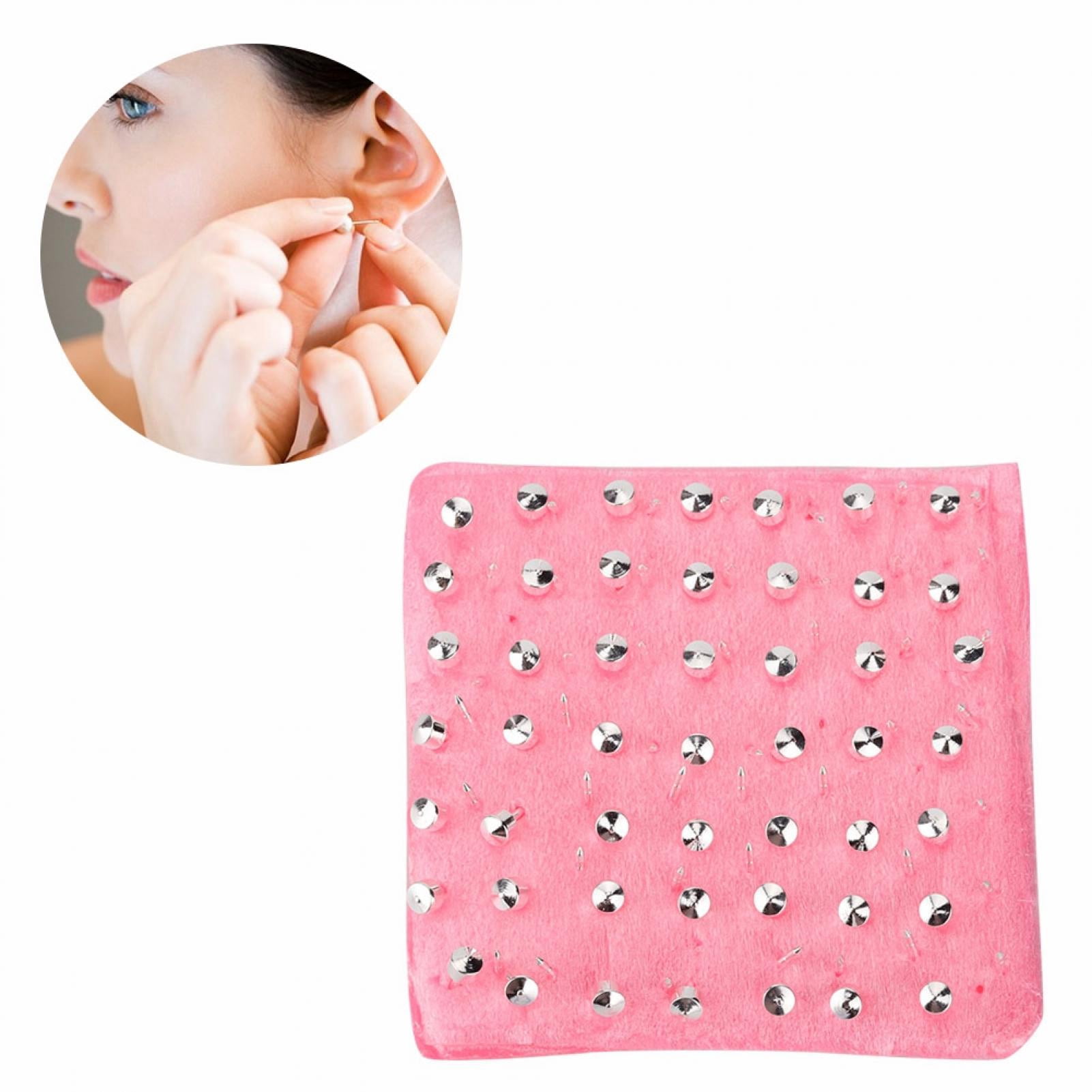 98pcs Metal Ear Stud Ear Cap Earnuts Piercing Tool Earrings Jewelry ...