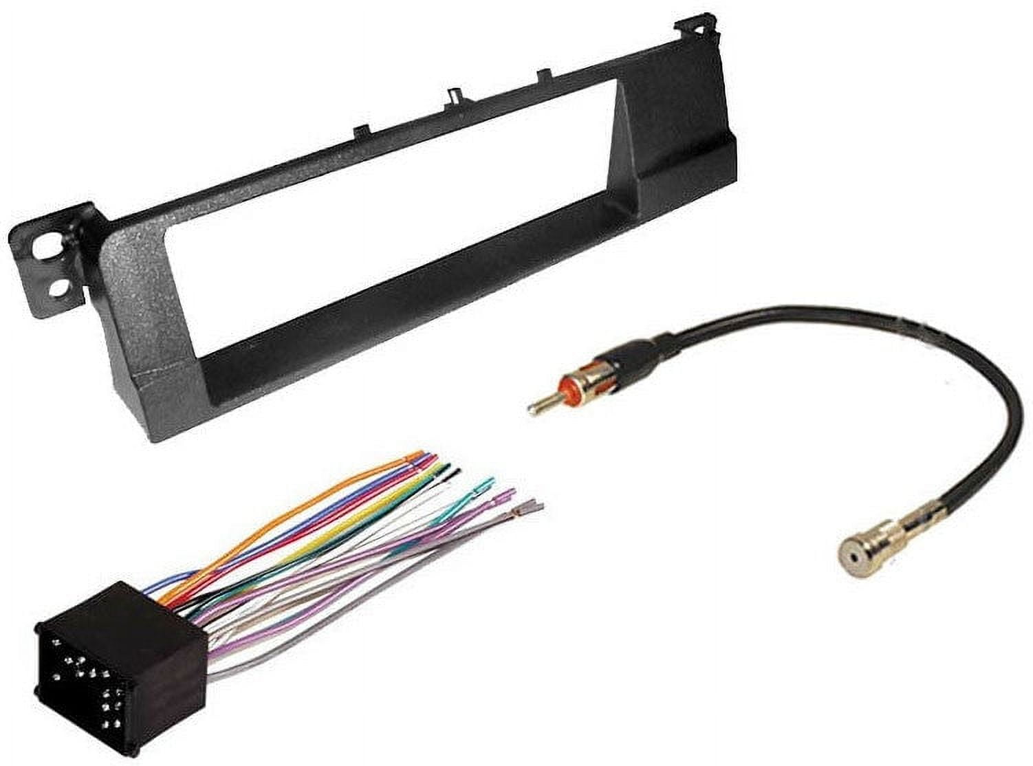 99-01 BMW 3 Series M3 E46 Car Stereo Radio Install Dash Kit Trim+Wiring ...