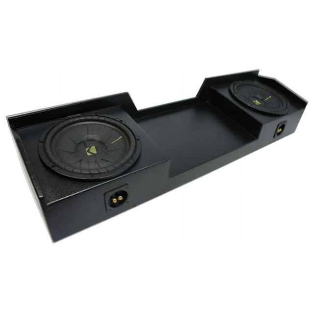 99-06 Chevy Silverado Ext Truck Kicker CompVT CVT12 Dual 12" Rhino Sub ...