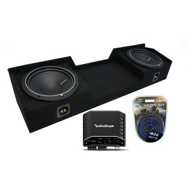 Harmony Accessory Master Rockford Punch Dual 10" Subwoofer Box with ...