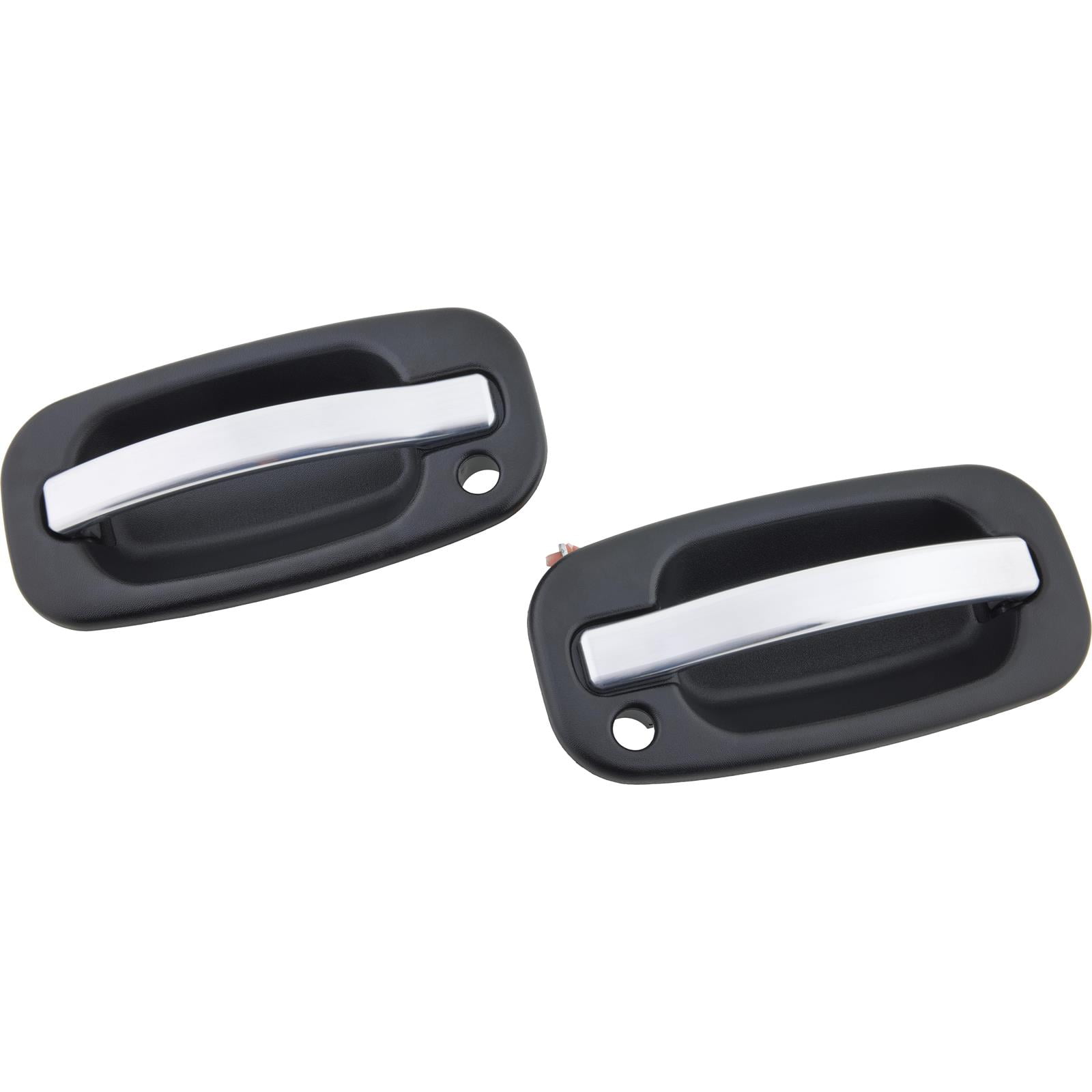 99-07 Chevy/GMC GMT800 Black Exterior Front Door Handle Kit, Raw ...