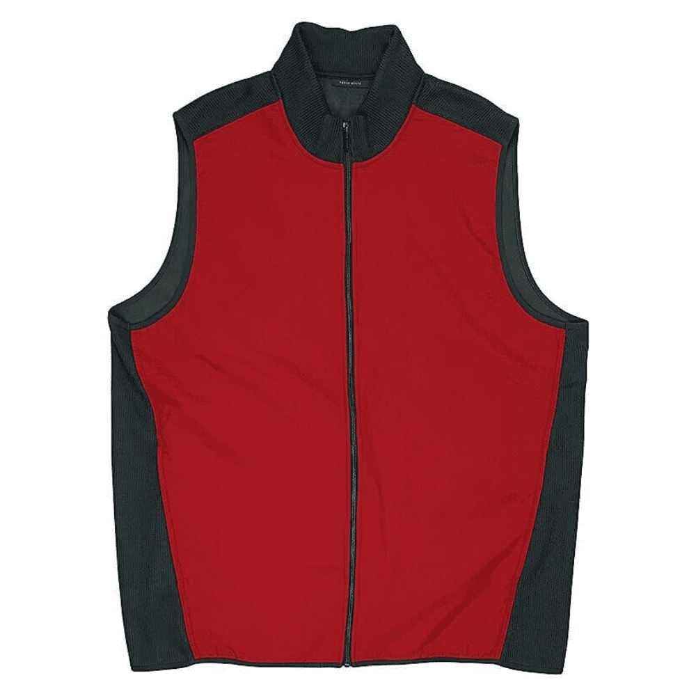 99.50$ Perry Ellis Men's Big and Tall Zip-Front Lightweight Fleece Vest ...