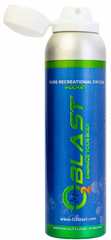 O2 Blast Oxygen Supplement, Quick Recovery 4 Liter Can (Pack of 2 ...