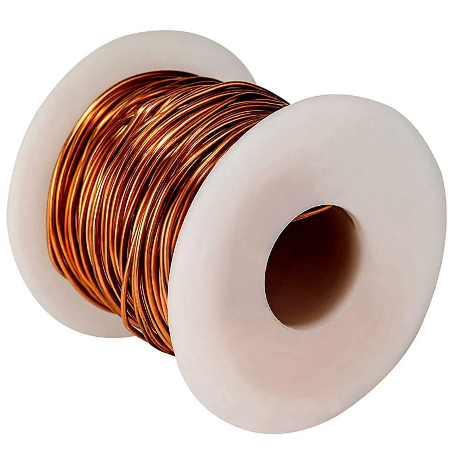 99.9% Dead Soft Copper Wire, 16 Gauge/ 1.3 mm Diameter,127 Feet / 39M ...