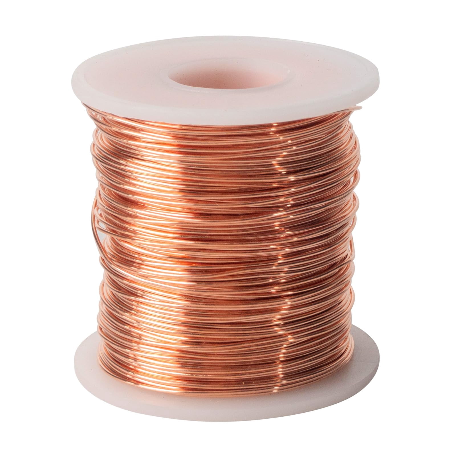 99.9% Soft Copper Wire,18 Gauage(1 mm),1 Pound 218FT Spool Pure Copper ...