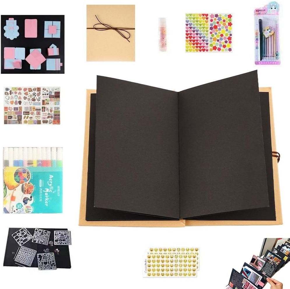 99+ Inch Accordion Scrapbook Album, 2026 New Upgrade Foldable ...